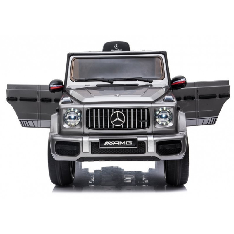Mercedes G63 AMG Electric Ride On Car – Ezüst festés